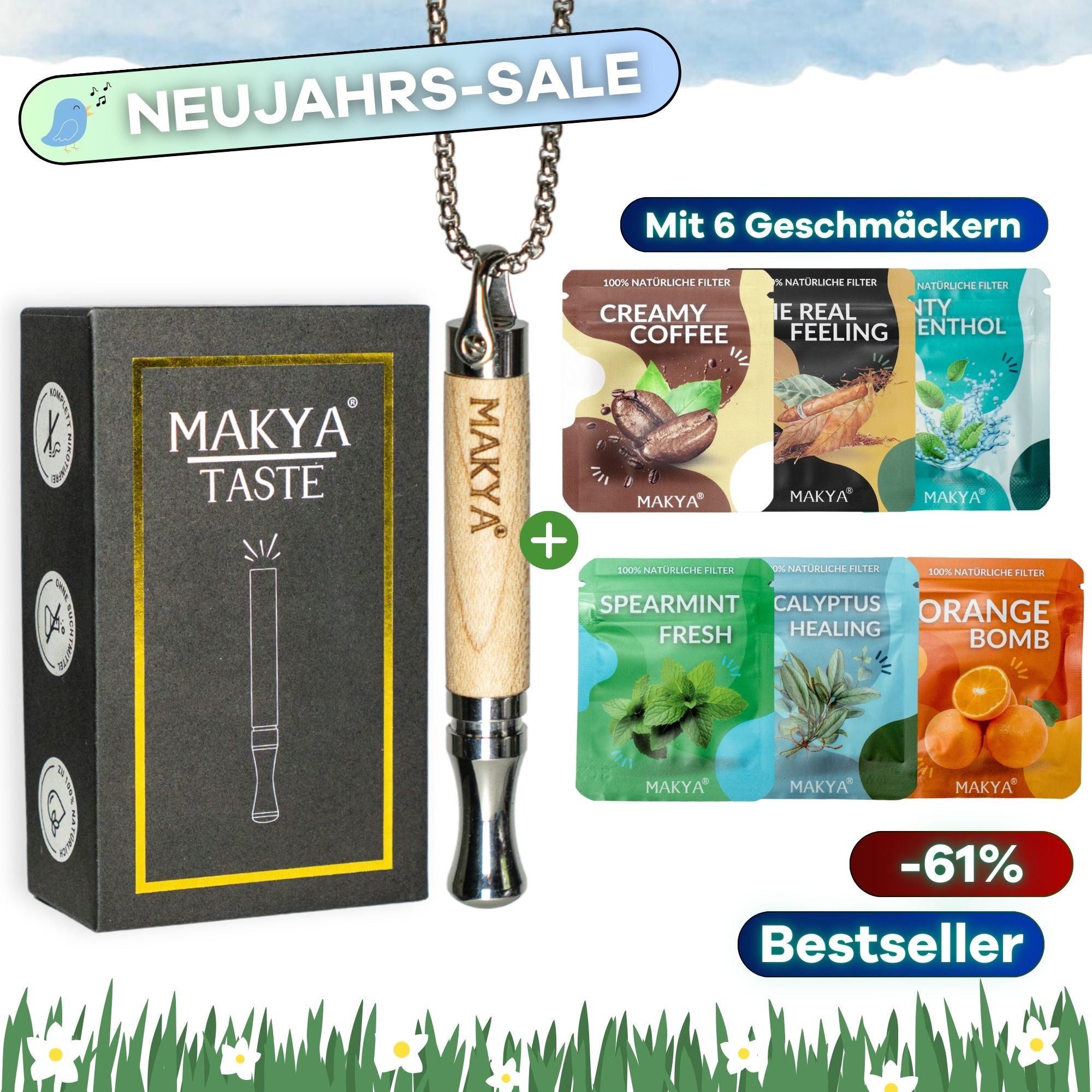 Makya Taste Frühjahrs Set - Natürliche Rauchentwöhnung